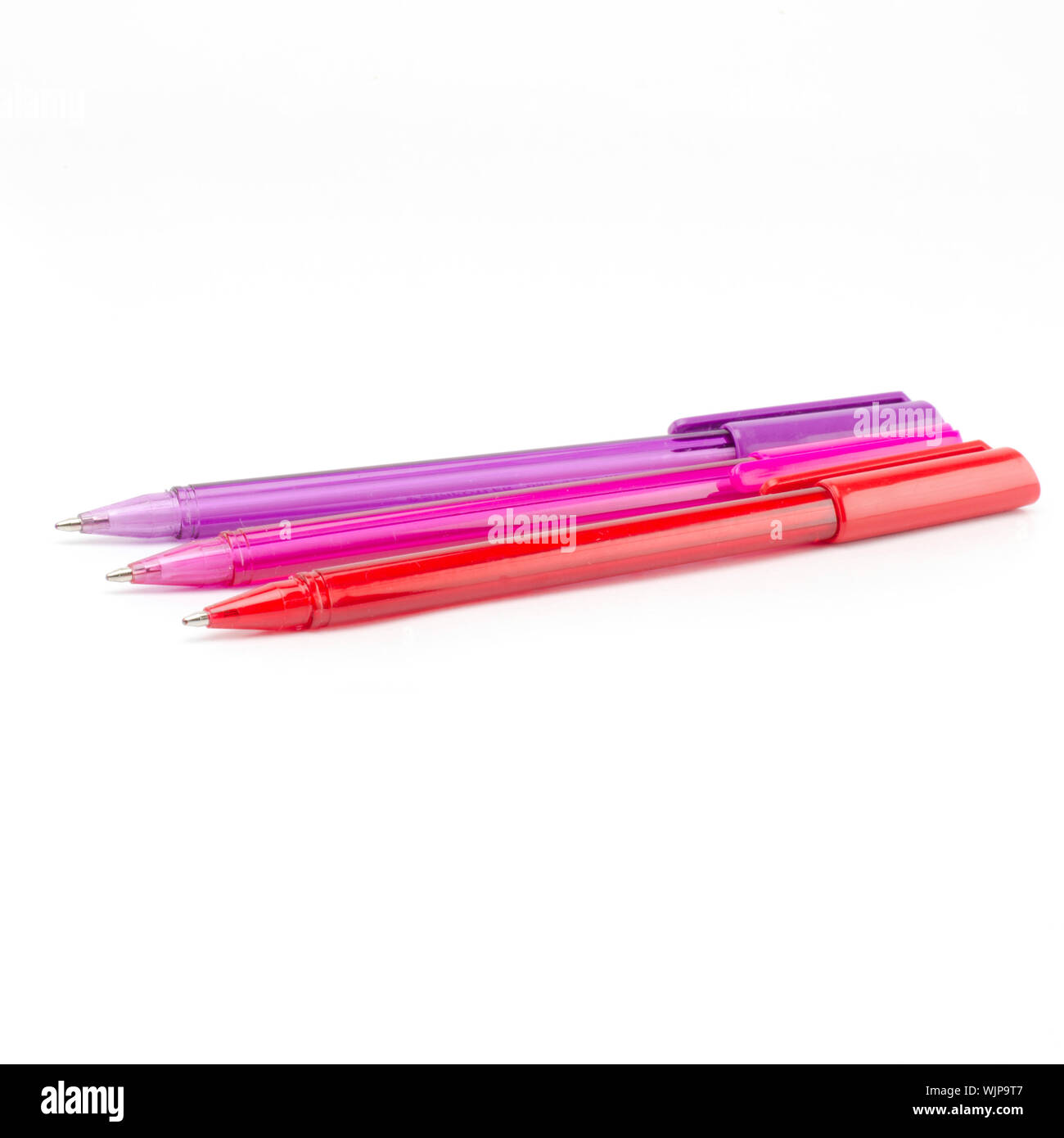 colorful pens isolated on white background Stock Photo - Alamy