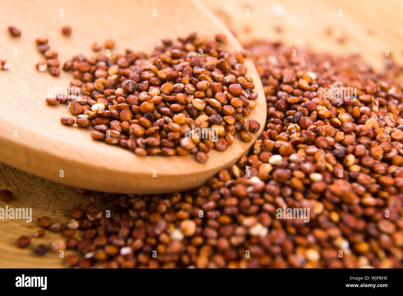 Red Quinoa grain Stock Photo - Alamy