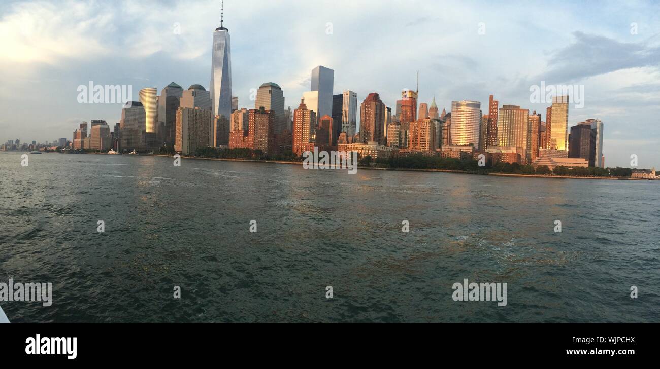 City At Waterfront Stock Photo - Alamy