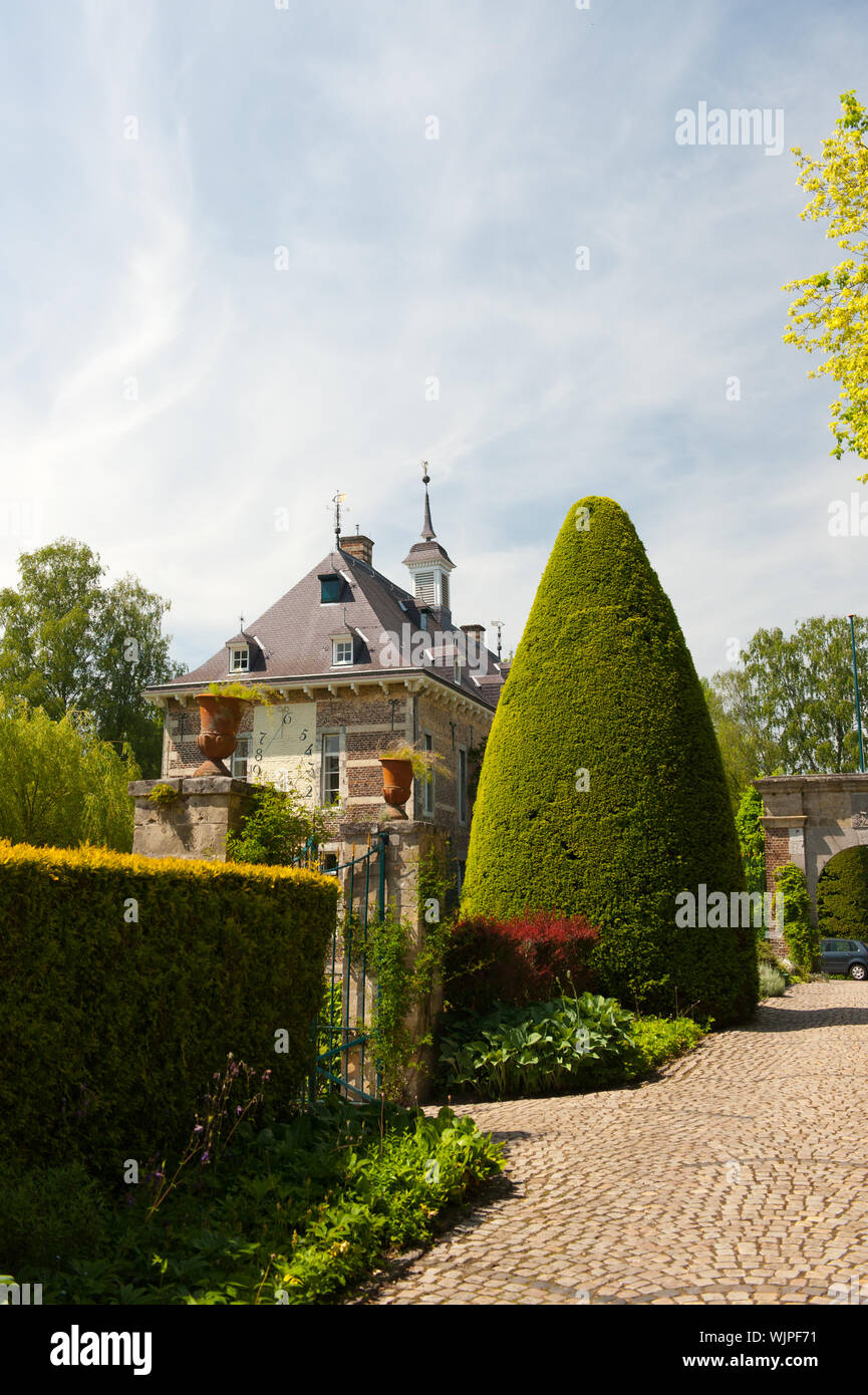 Dutch baroque castle Wijlre and beautiful garden Stock Photo - Alamy