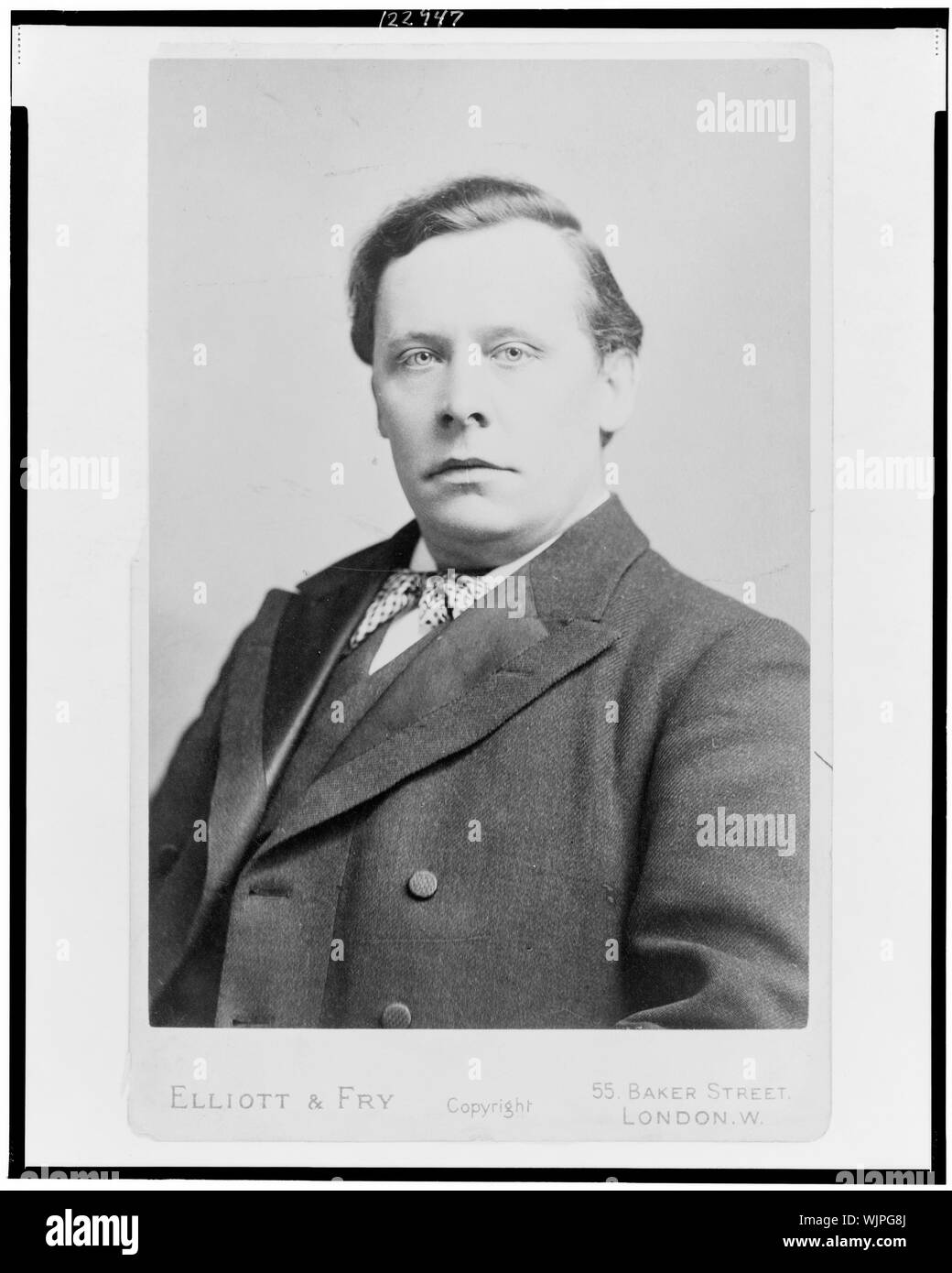 Horatio Bottomley, head-and-shoulders portrait, facing slightly left ...
