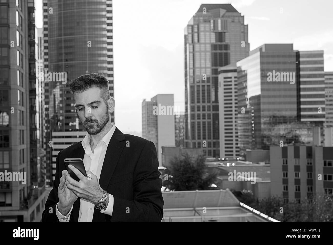 Portable office buildings Black and White Stock Photos & Images - Alamy