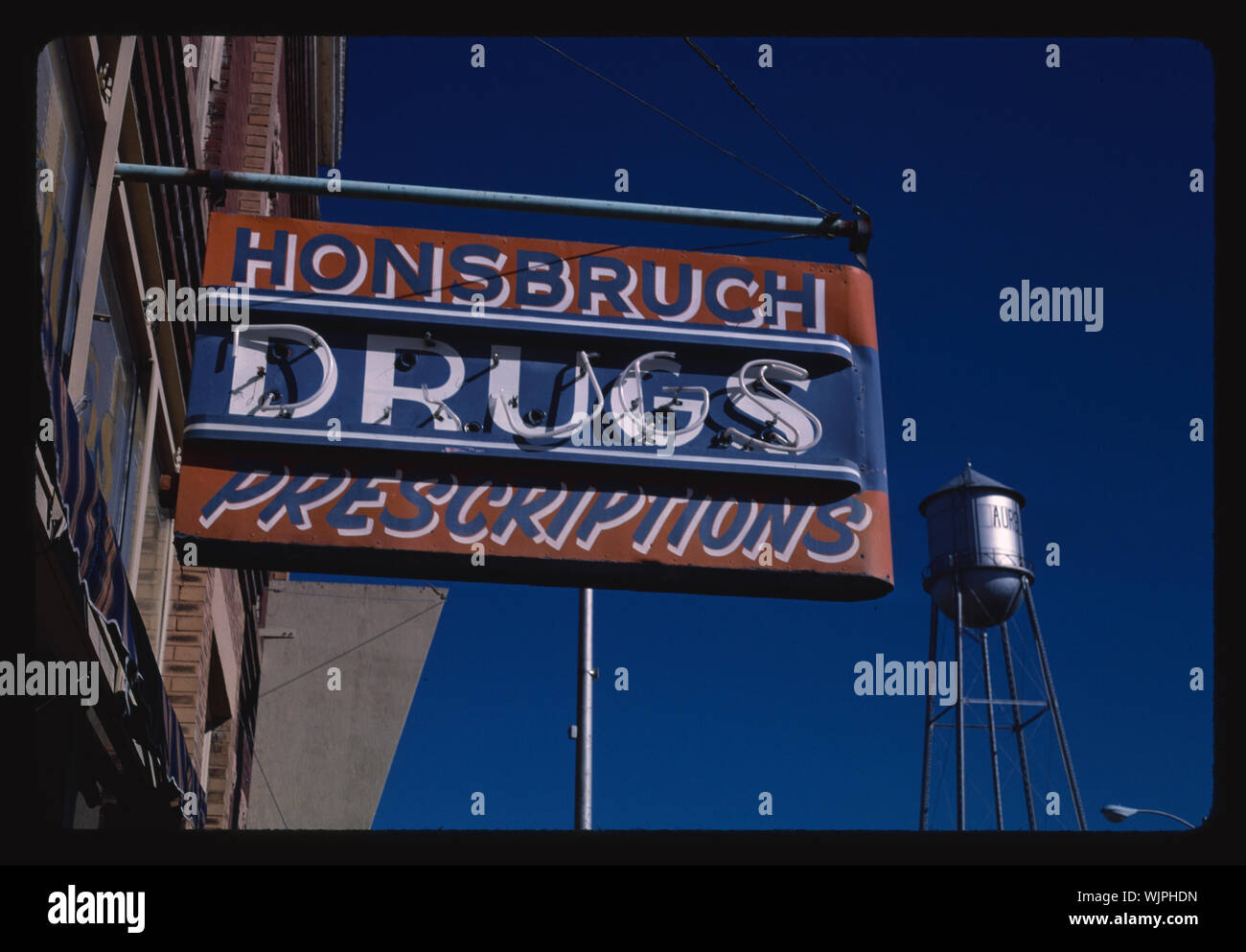 Vintage drug store sign hi-res stock photography and images - Alamy