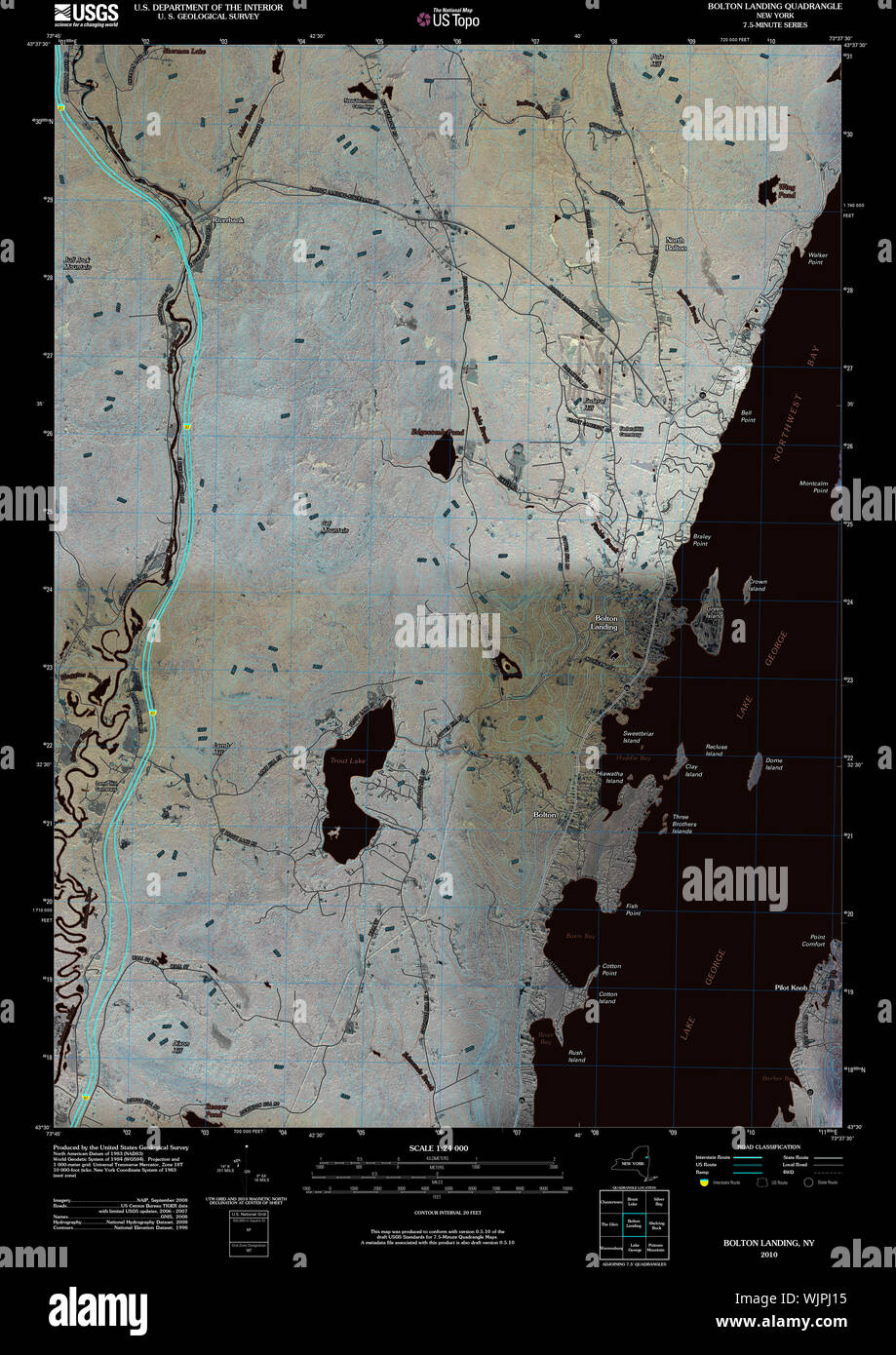 Map Of Bolton Landing New York at Kenneth Burton blog