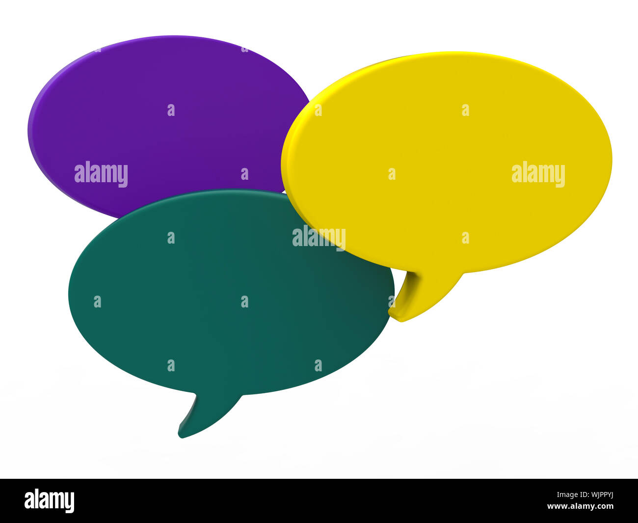 Blank word balloon Cut Out Stock Images & Pictures - Alamy
