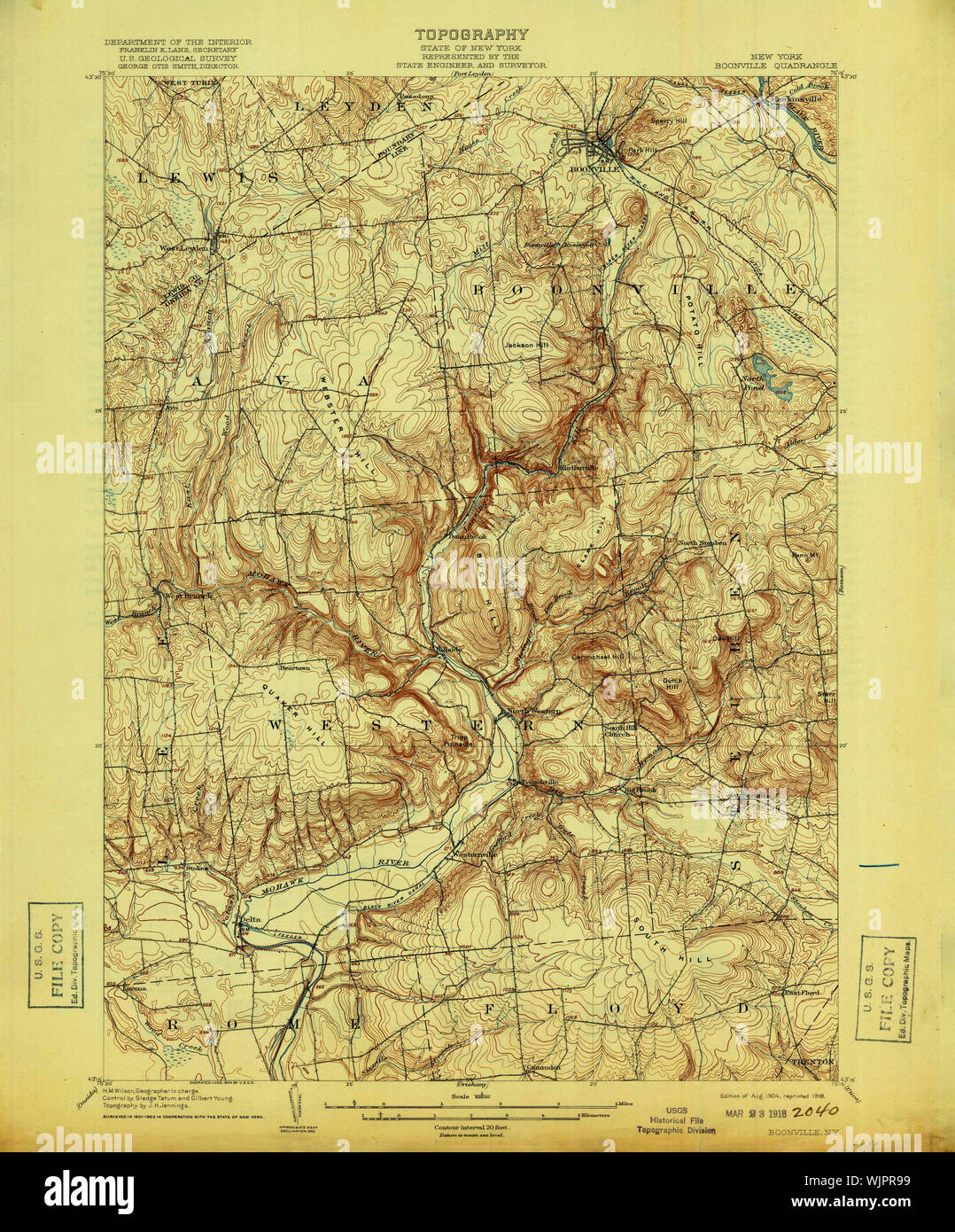 Map of boonville new york hi-res stock photography and images - Alamy