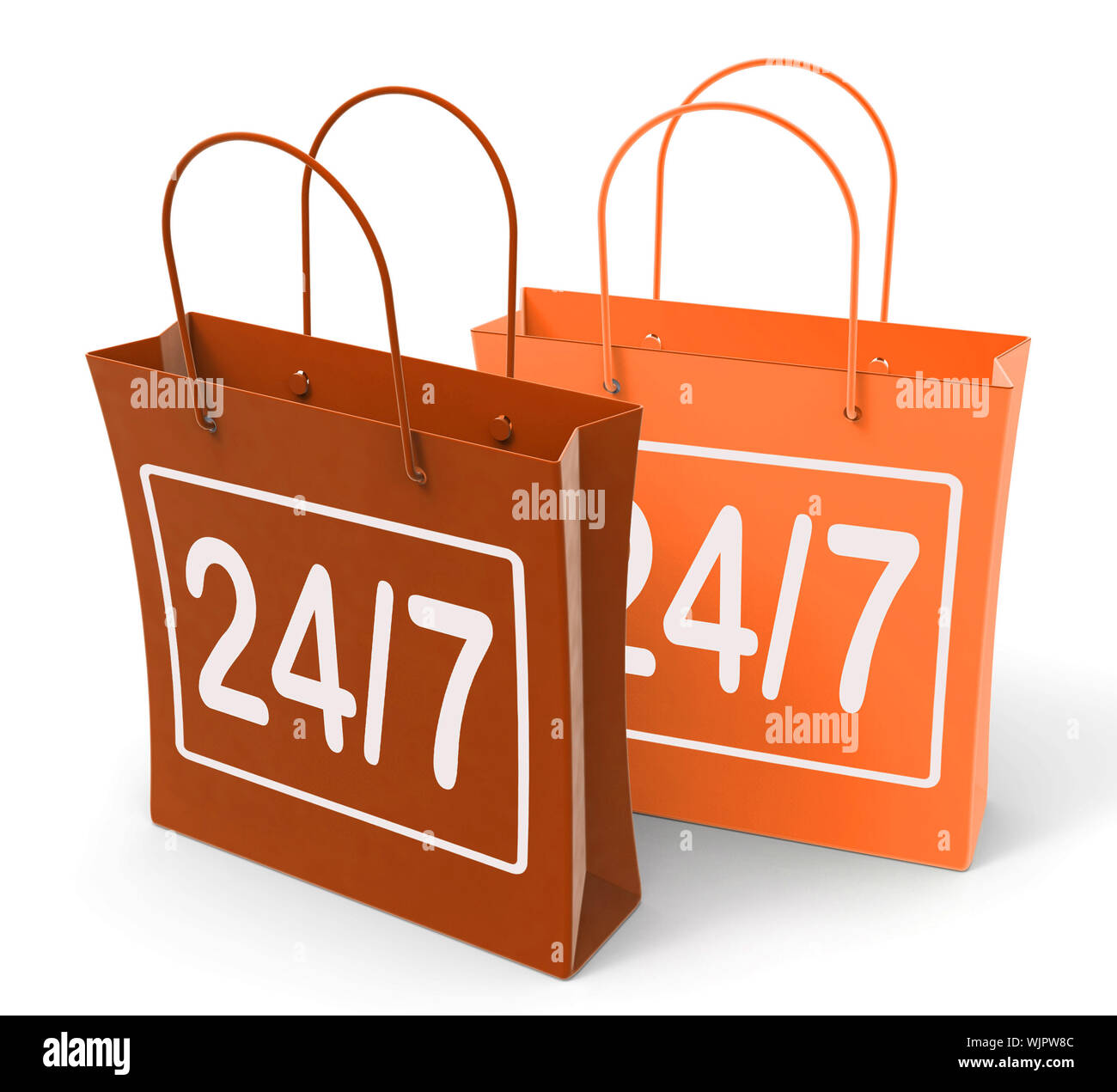 Twenty four and seven Cut Out Stock Images & Pictures - Alamy