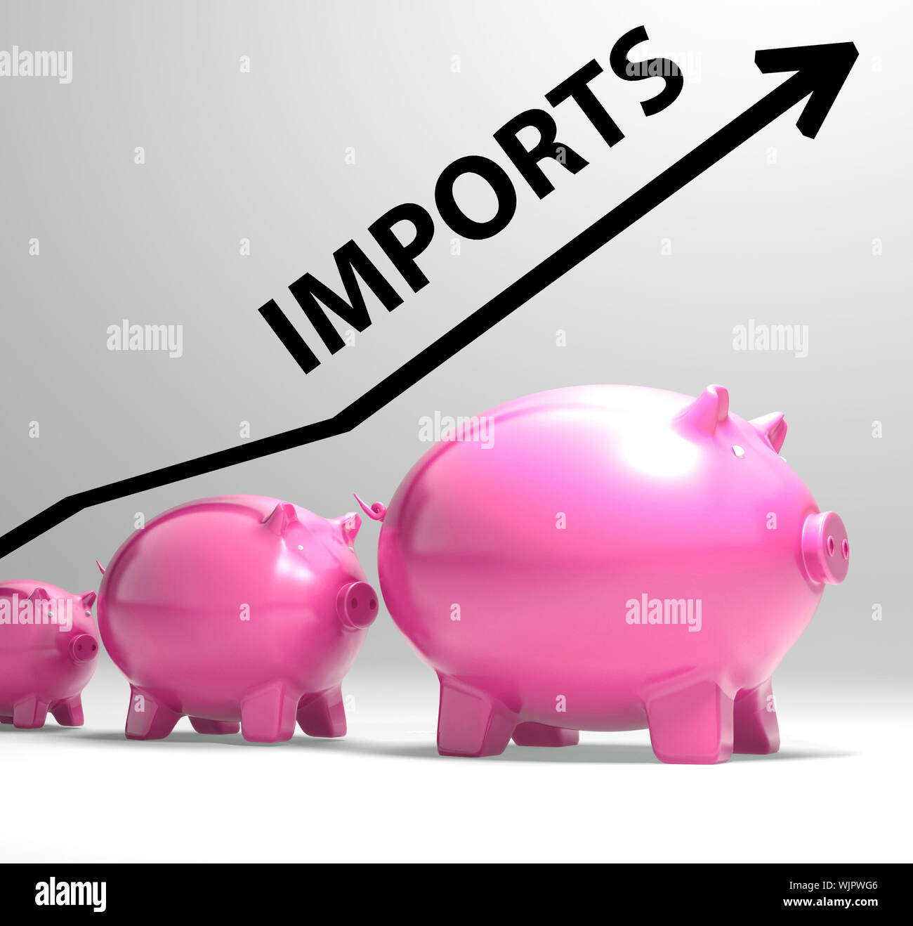 Imports Arrow Showing Buying And Importing International Products Stock ...