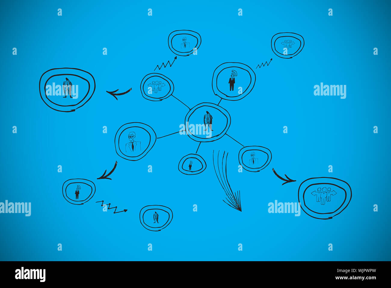 Link doodle hi-res stock photography and images - Alamy
