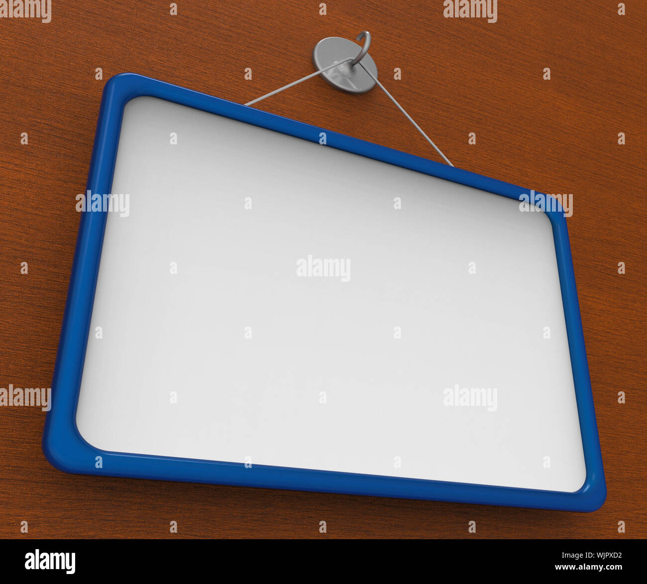 Blank Noticeboard Copyspace Showing Display Space Stock Photo - Alamy