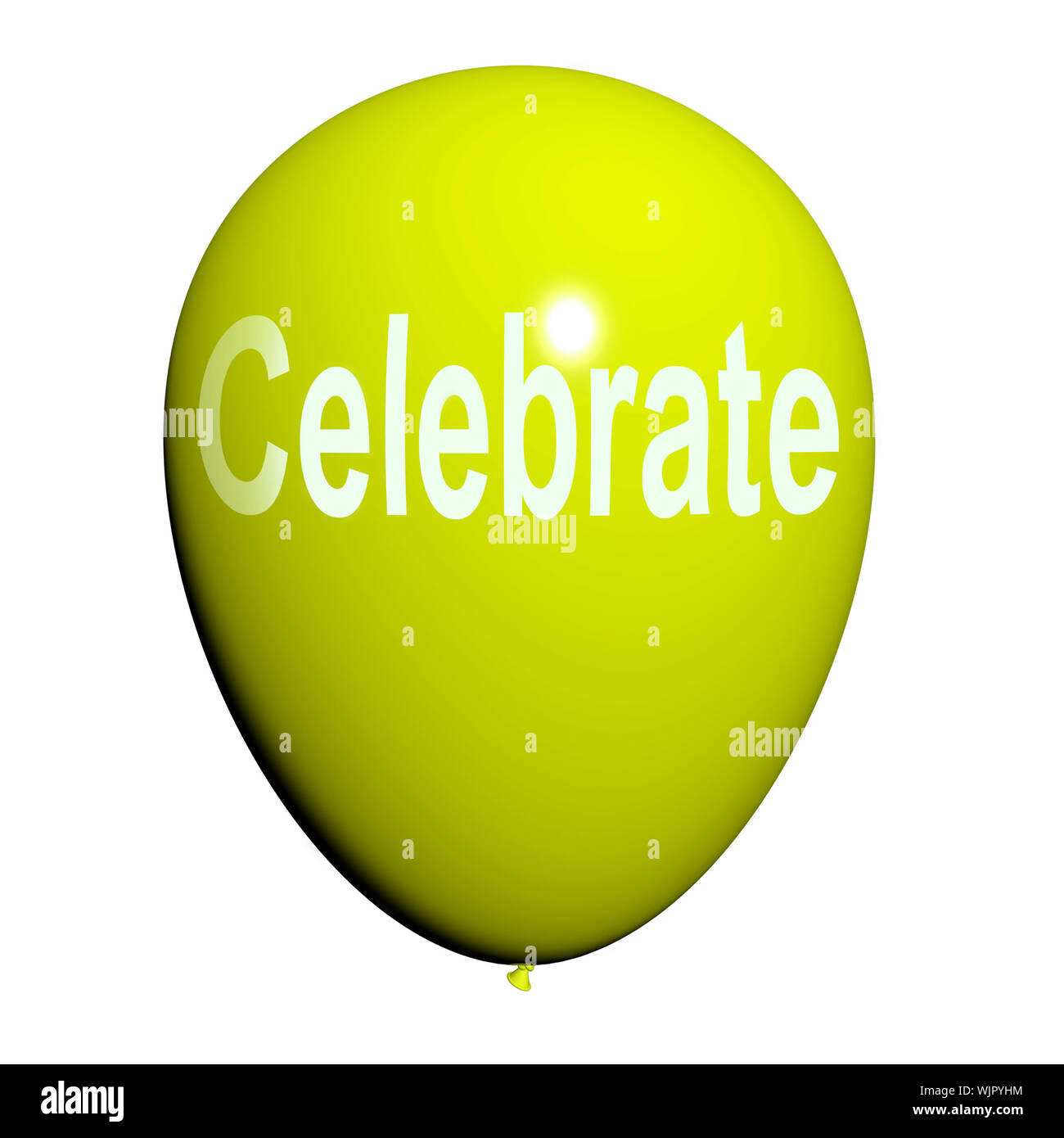 Celebrate Balloon Meaning Events Parties and Celebrations Stock Photo ...