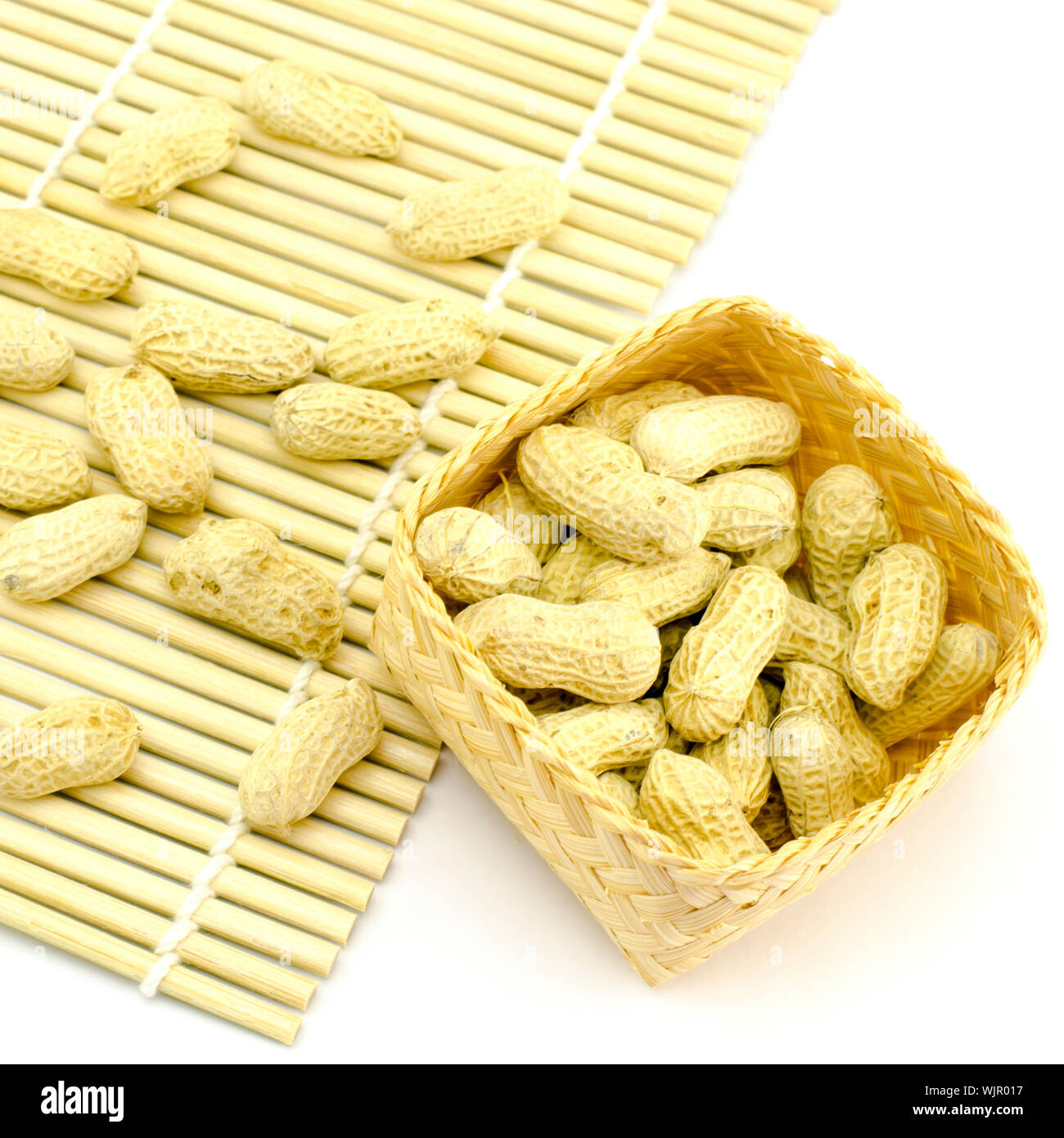 food bean roasted groundnuts on wood texture background Stock Photo - Alamy