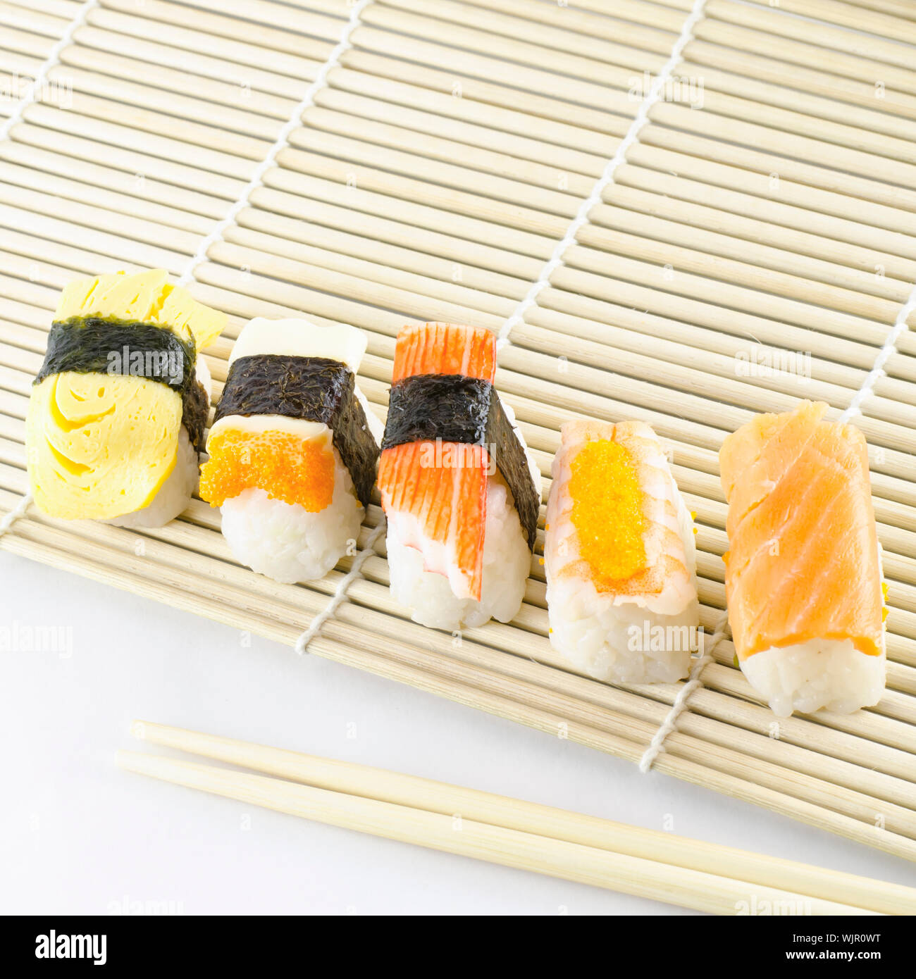 asia traditional japanese food call fresh sushi Stock Photo - Alamy