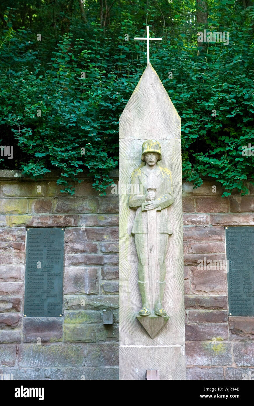 monument of fallen German soldiers in first worldwar Stock Photo - Alamy