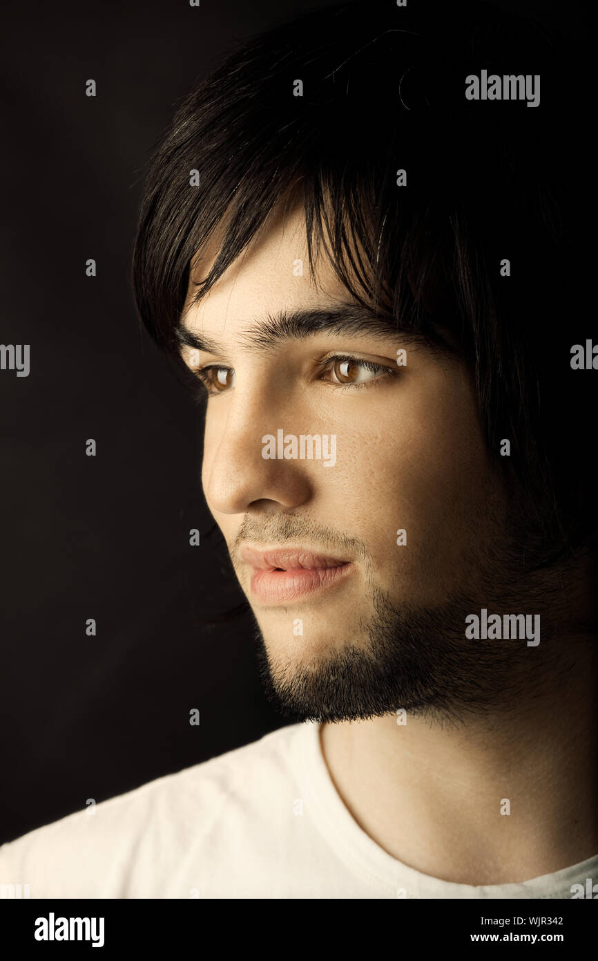 Picture of Good looking young man portrait Stock Photo - Alamy