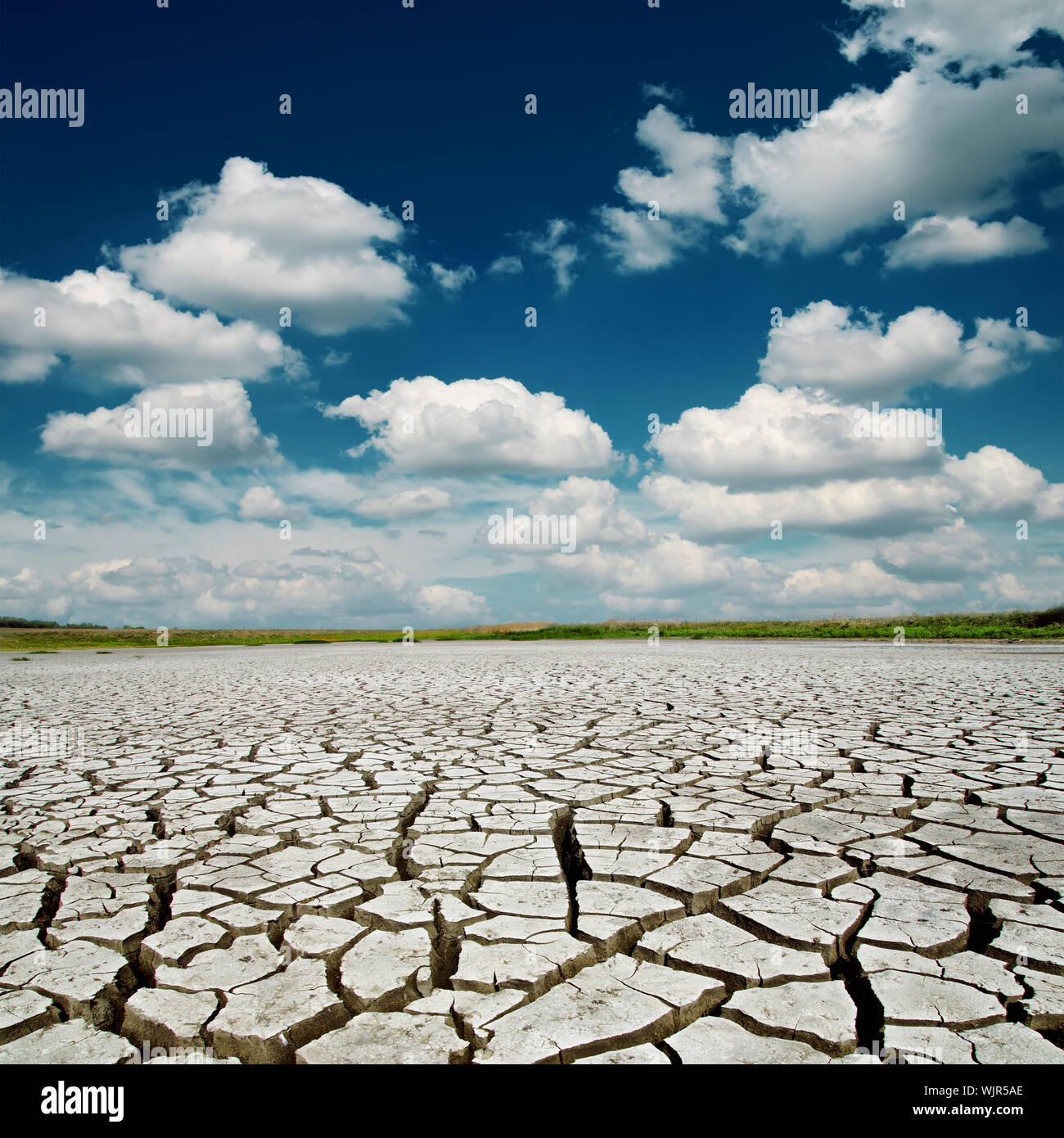 blue dramatic sky with clouds over desert Stock Photo - Alamy