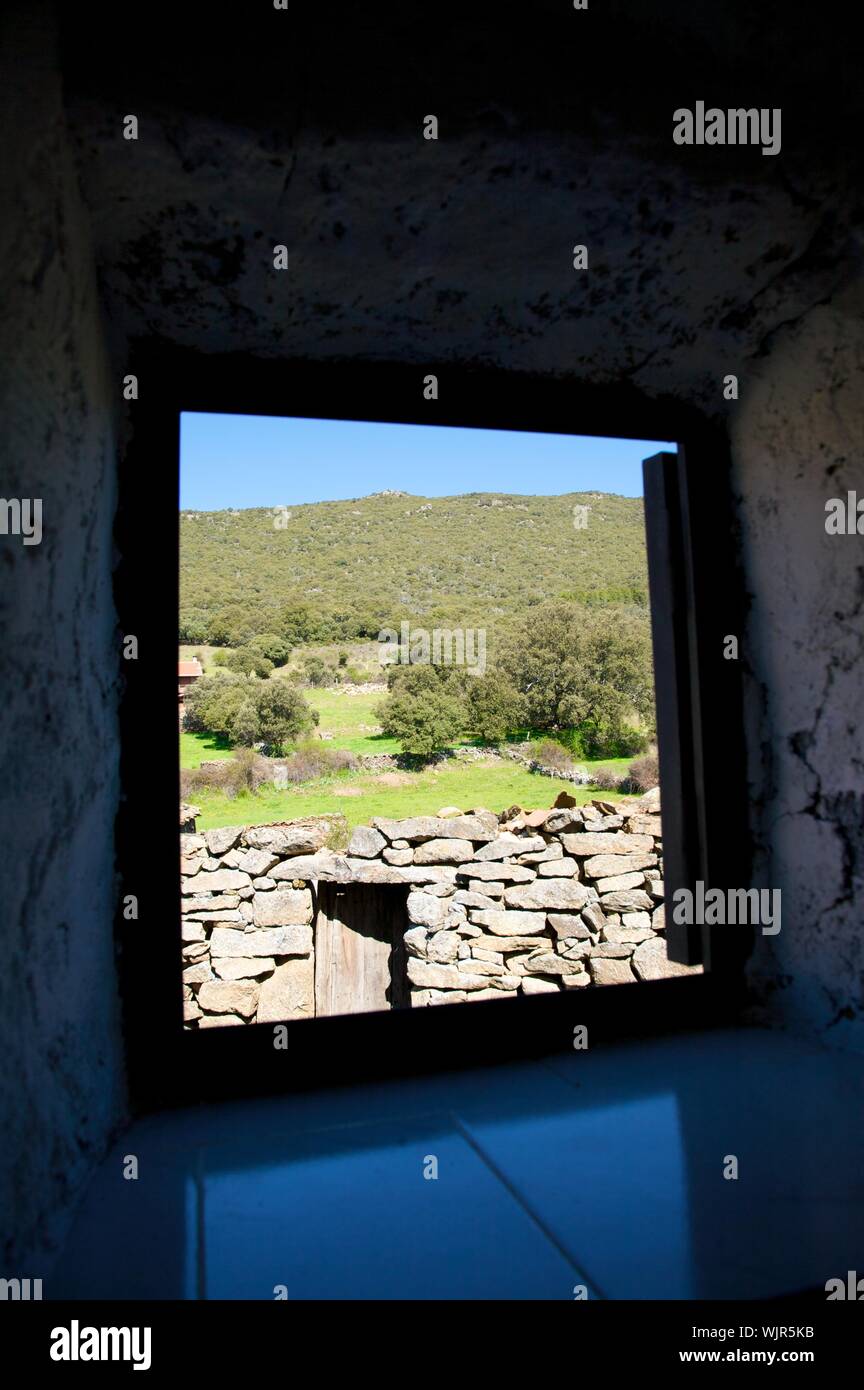 views outside from a window Stock Photo - Alamy