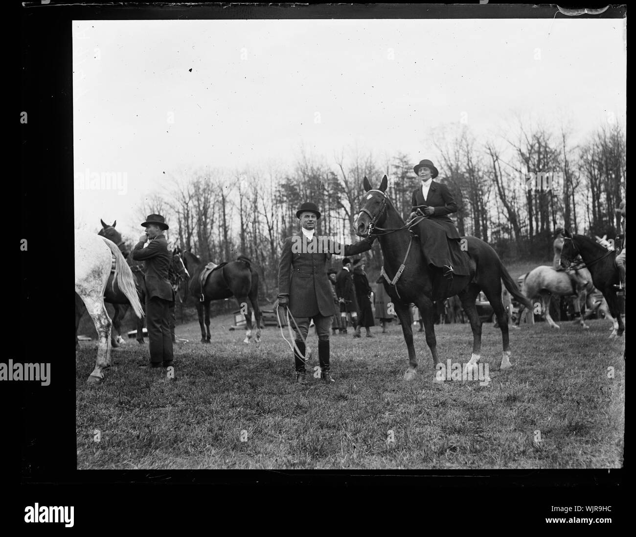 Pursuit hunt Black and White Stock Photos & Images - Alamy
