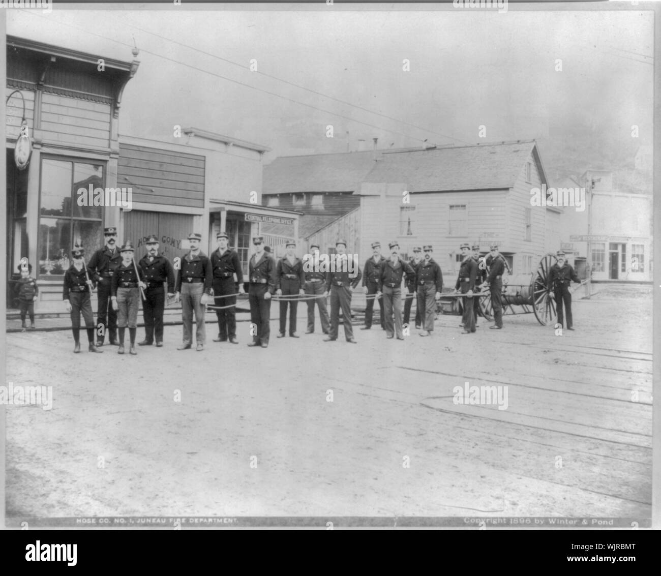 Hose co. no. 1, Juneau Alaska Fire Dept Stock Photo - Alamy