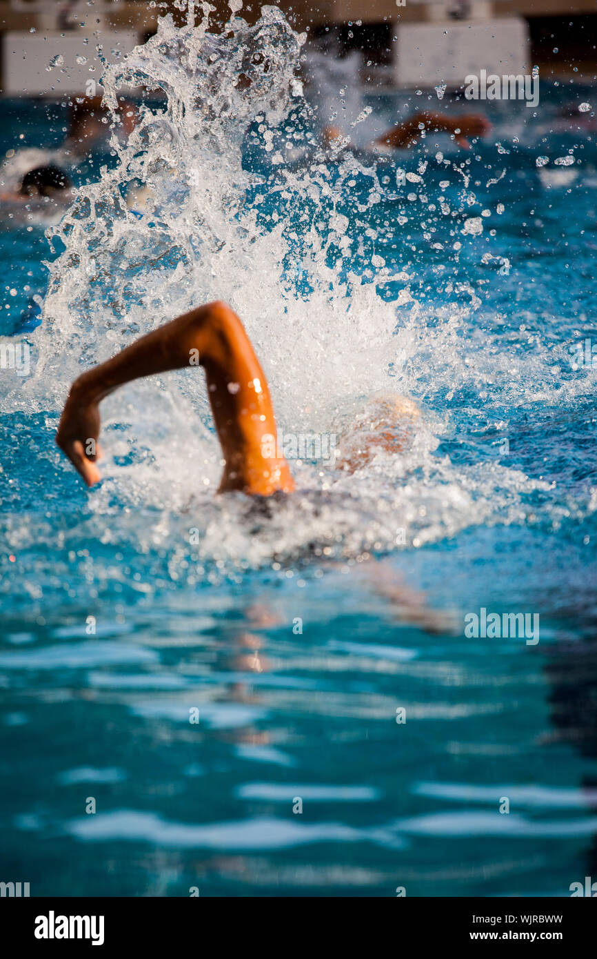 Swimmer competition hi-res stock photography and images - Alamy