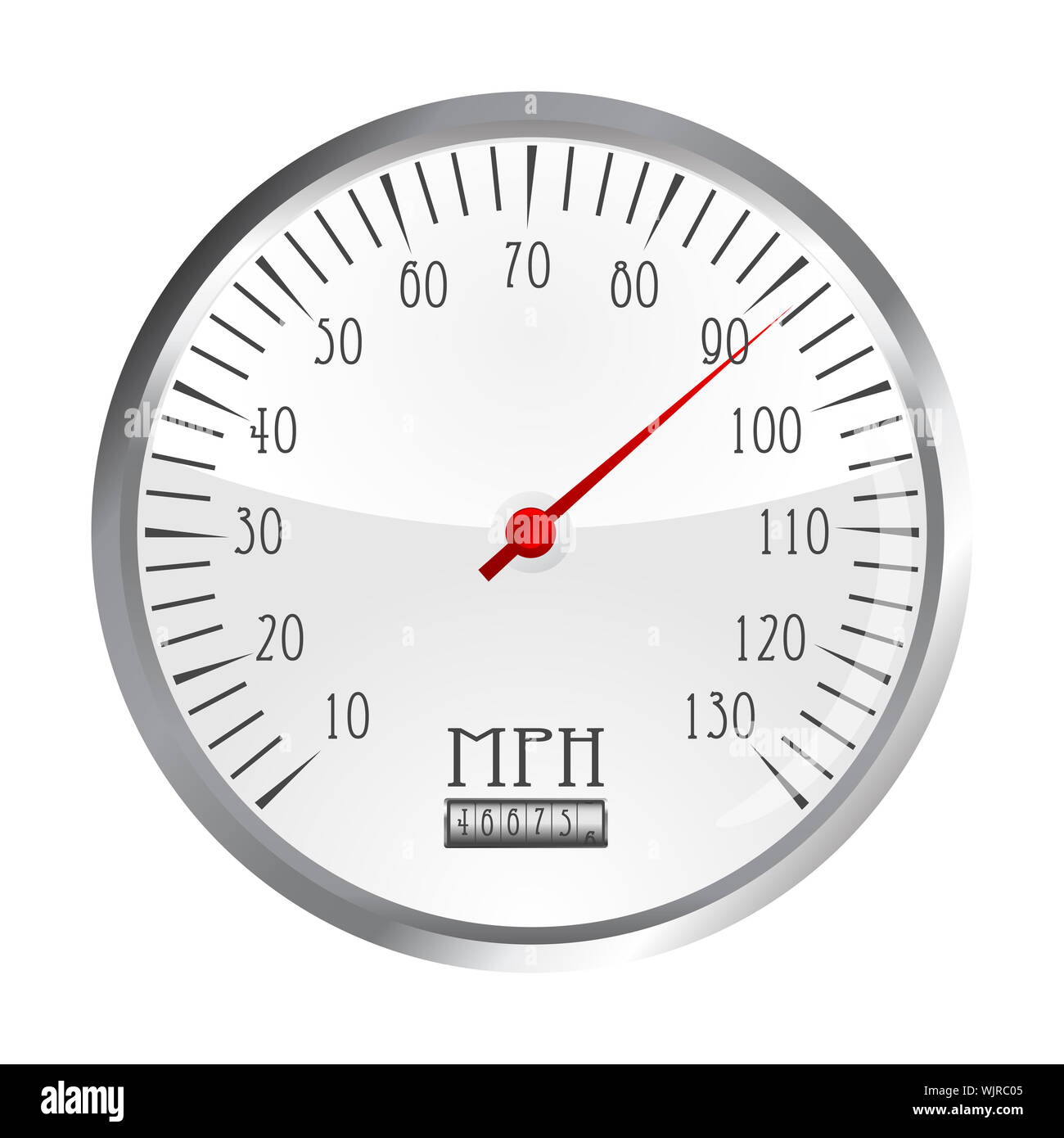 Vintage car speedometer isolated hi-res stock photography and images ...