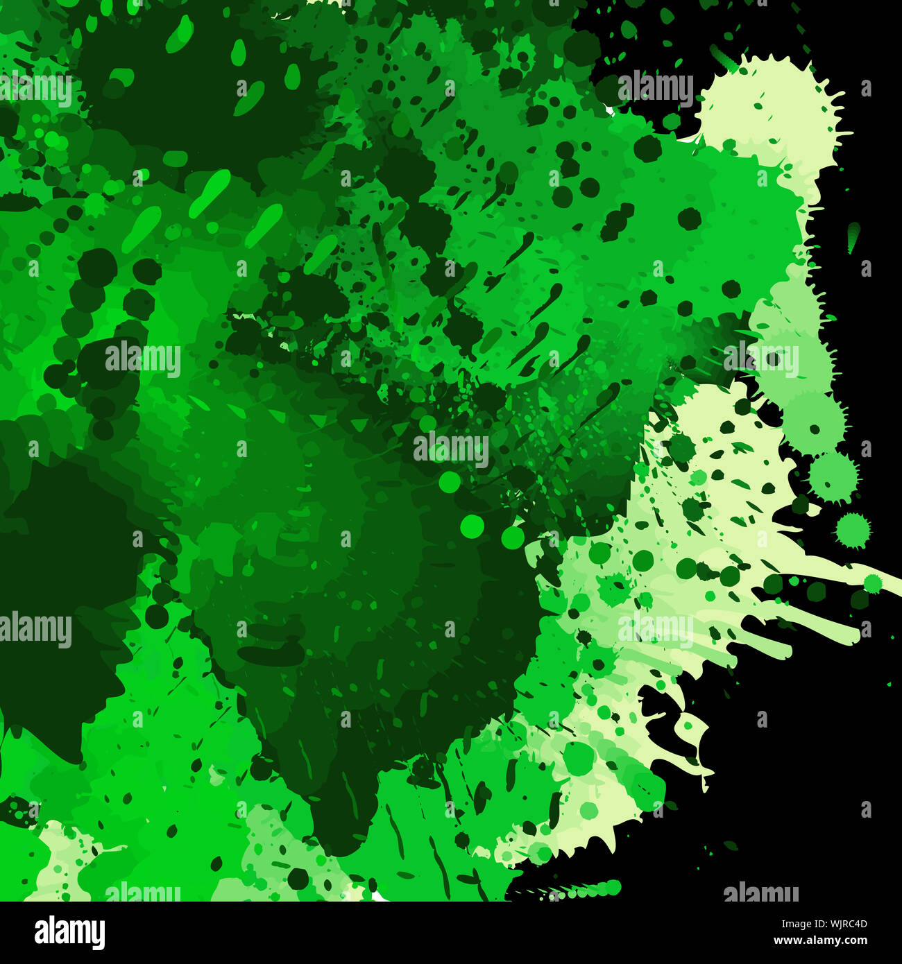 Splodge green paint hi-res stock photography and images - Alamy