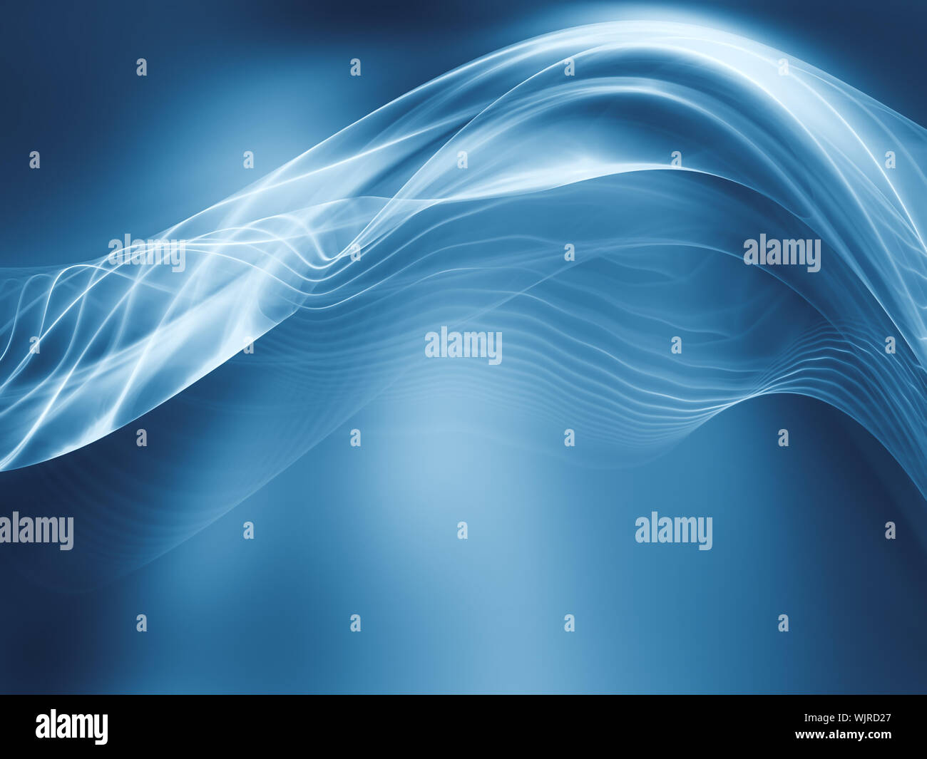 Fractal Wave series. Design made of fractal sine waves and color to ...