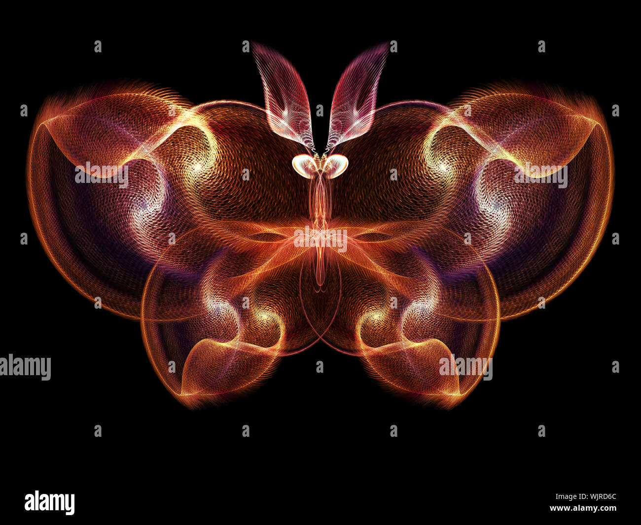Never Were Butterflies series. Background design of isolated butterfly ...