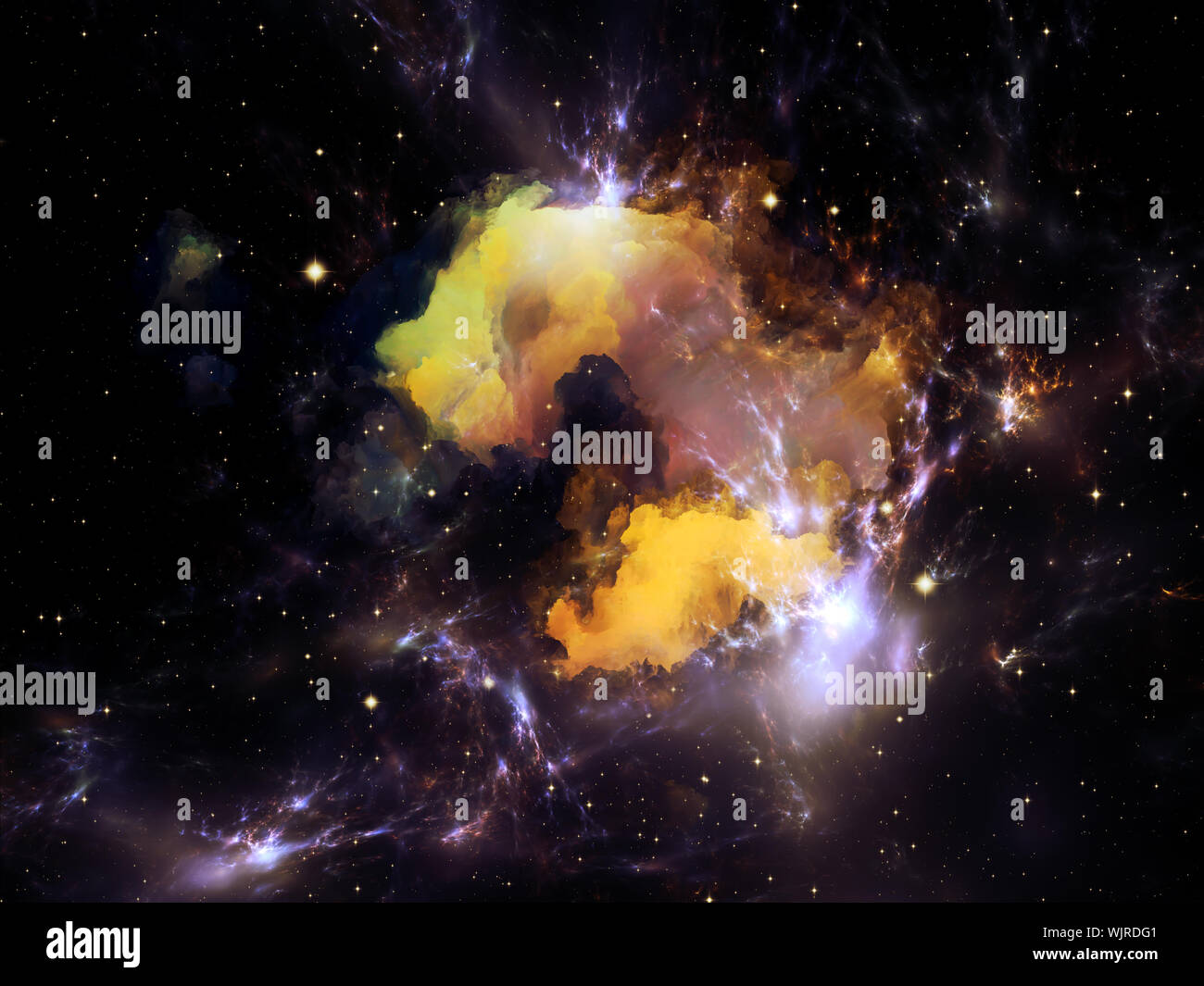 Universe Is Not Enough series. Creative arrangement of fractal elements ...