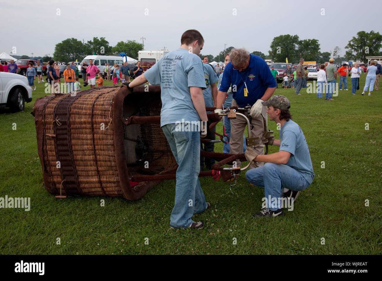 Hot Air Balloon Jubilee Festival, Decatur, Alabama Stock Photo - Alamy