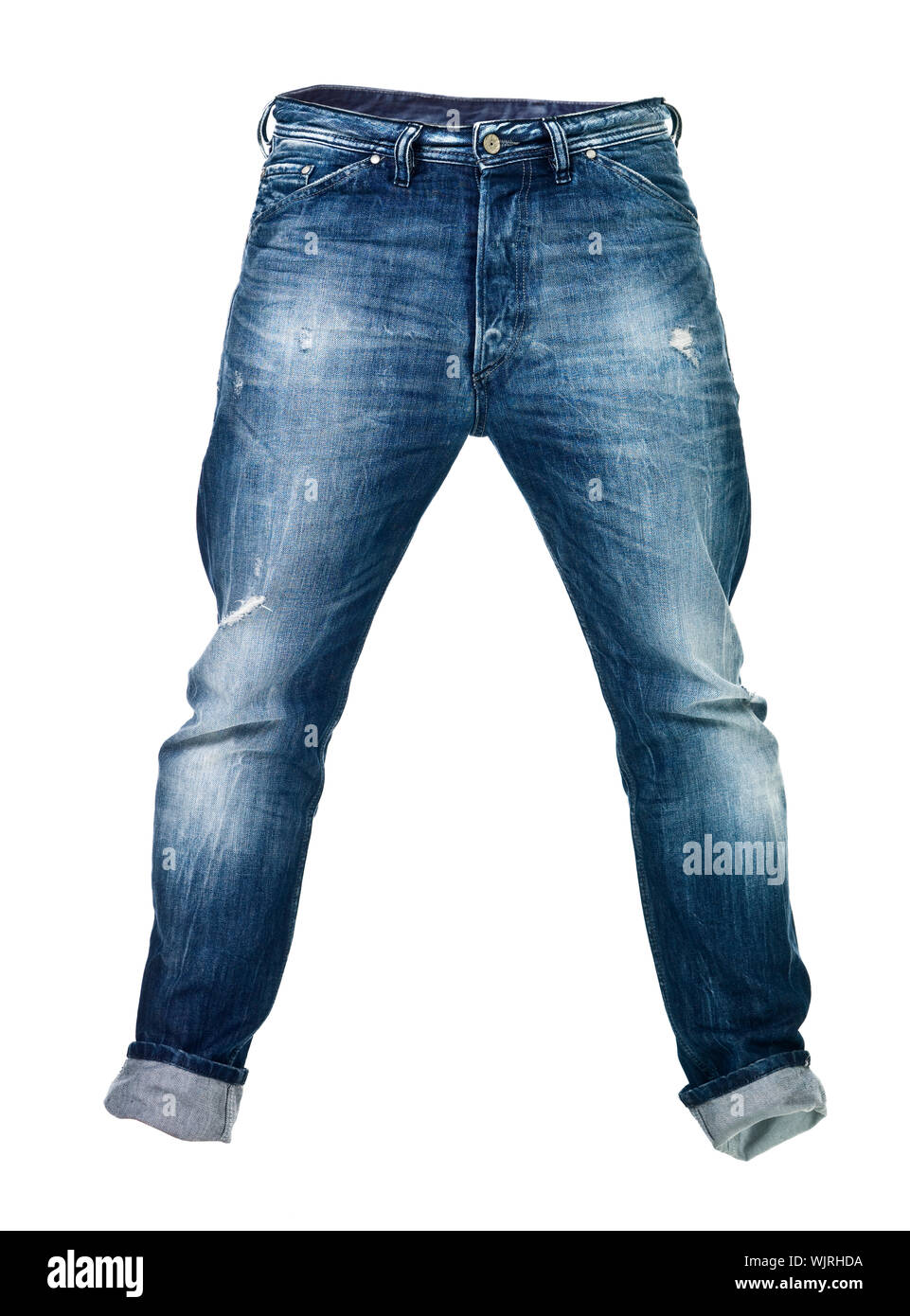 Old worn out jeans Cut Out Stock Images & Pictures - Alamy