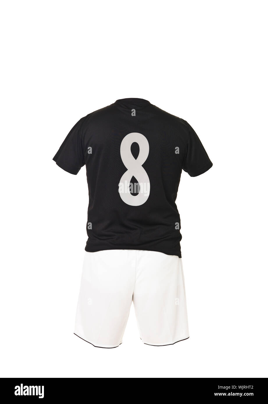 Football shirt with number 8 isolated on white background Stock Photo ...