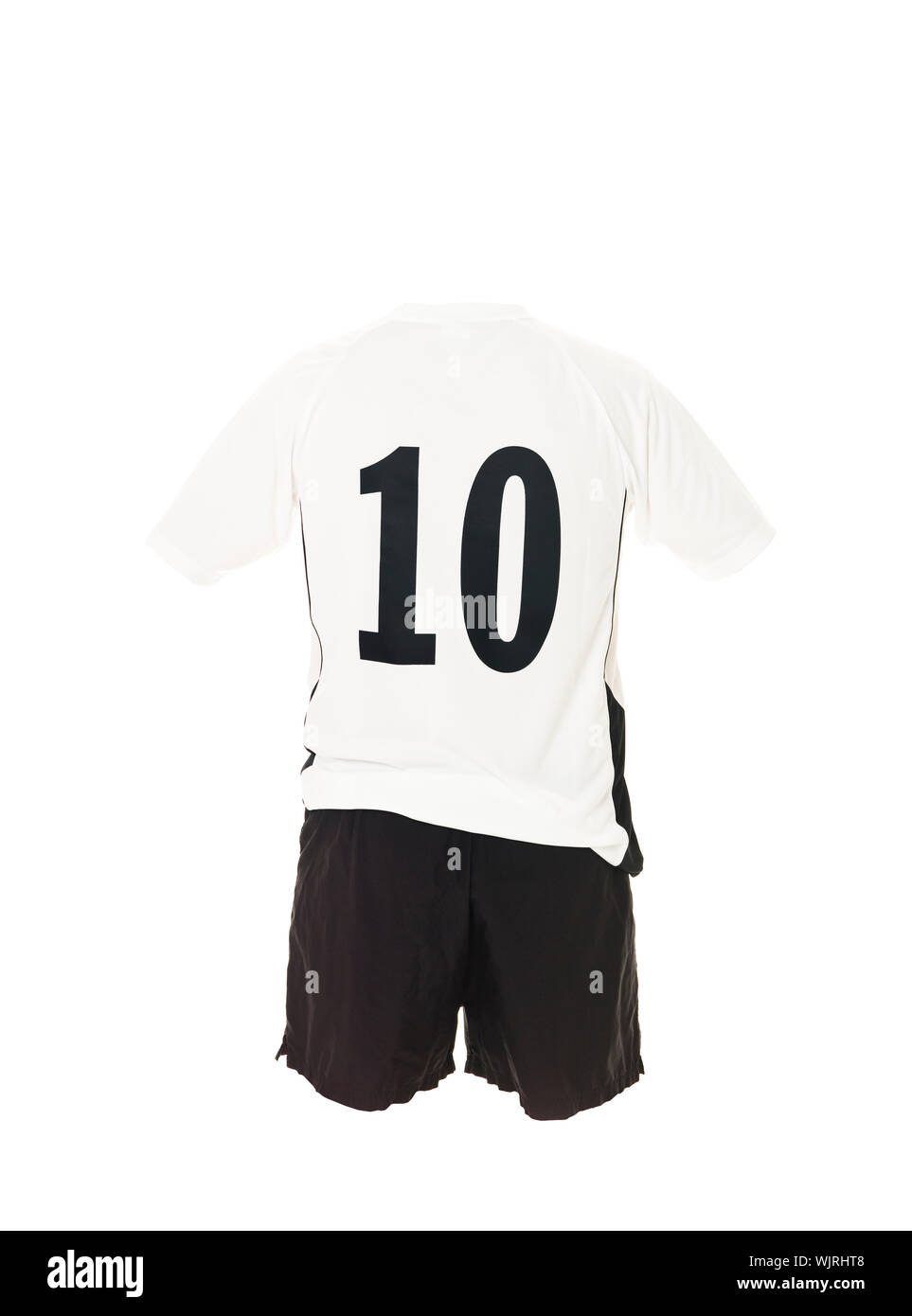 Football shirt with number 10 isolated on white background Stock Photo ...