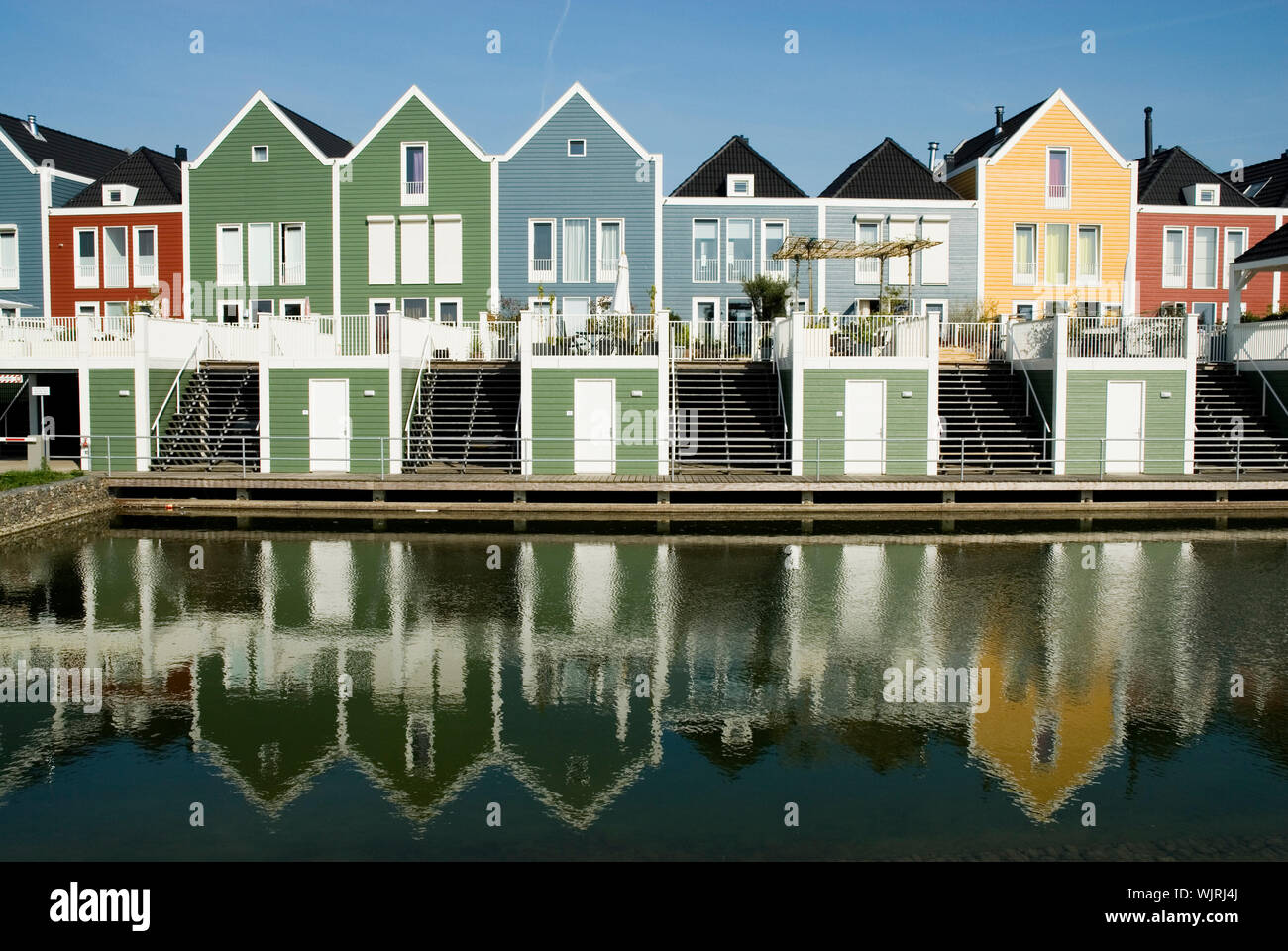 modern colorful architecture houses Stock Photo - Alamy