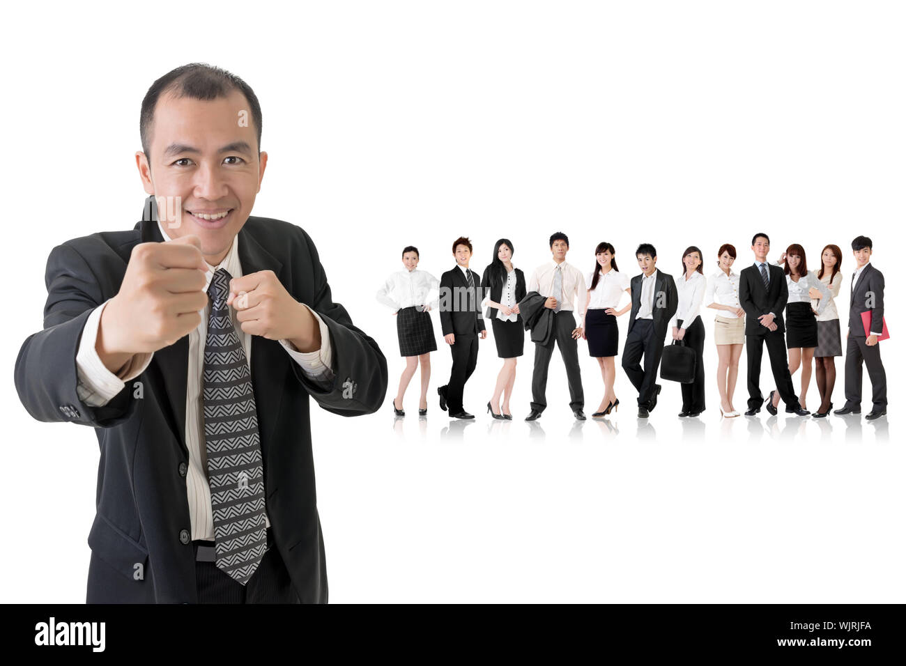 Group of people fighting on white hi-res stock photography and images ...
