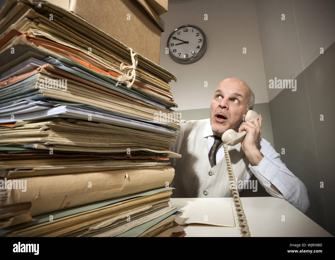 Huge stack of paperwork hi-res stock photography and images - Alamy