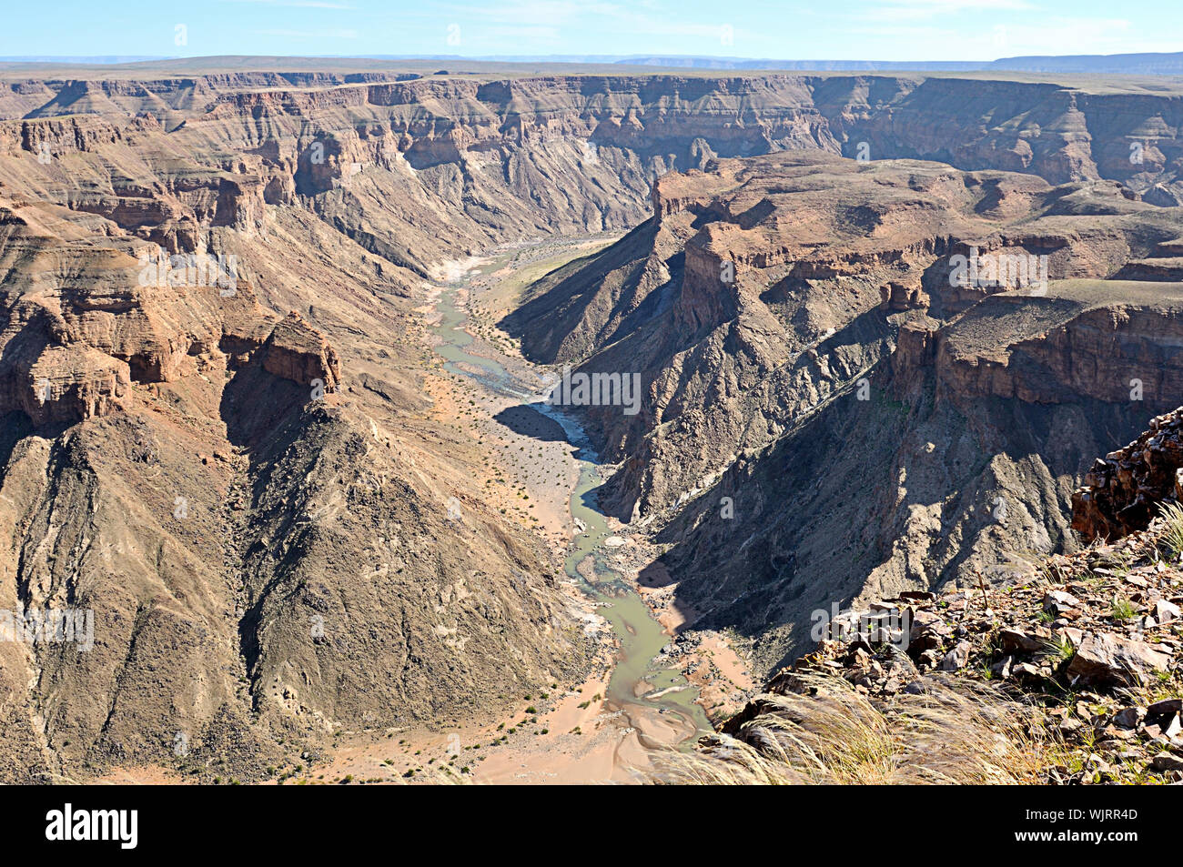 Fish River Canyon, Hobas, Namibia. Second largest canyon on Earth Stock ...