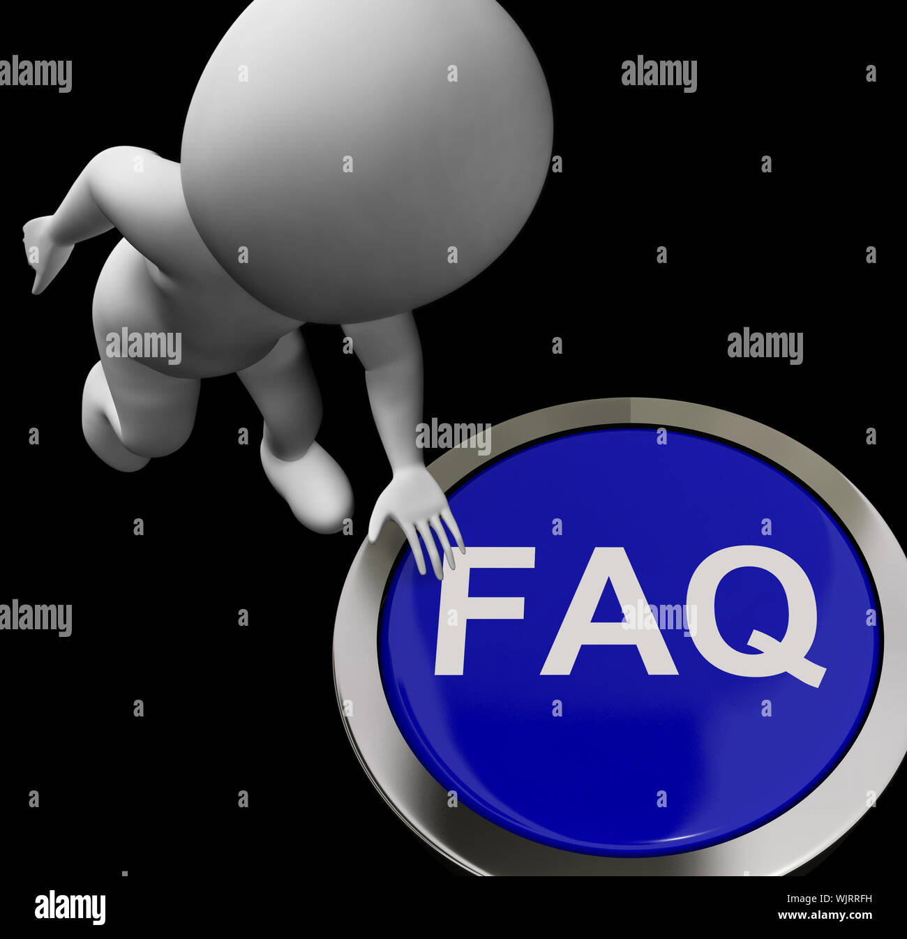 Meaning frequently asked questions faq hi-res stock photography and ...