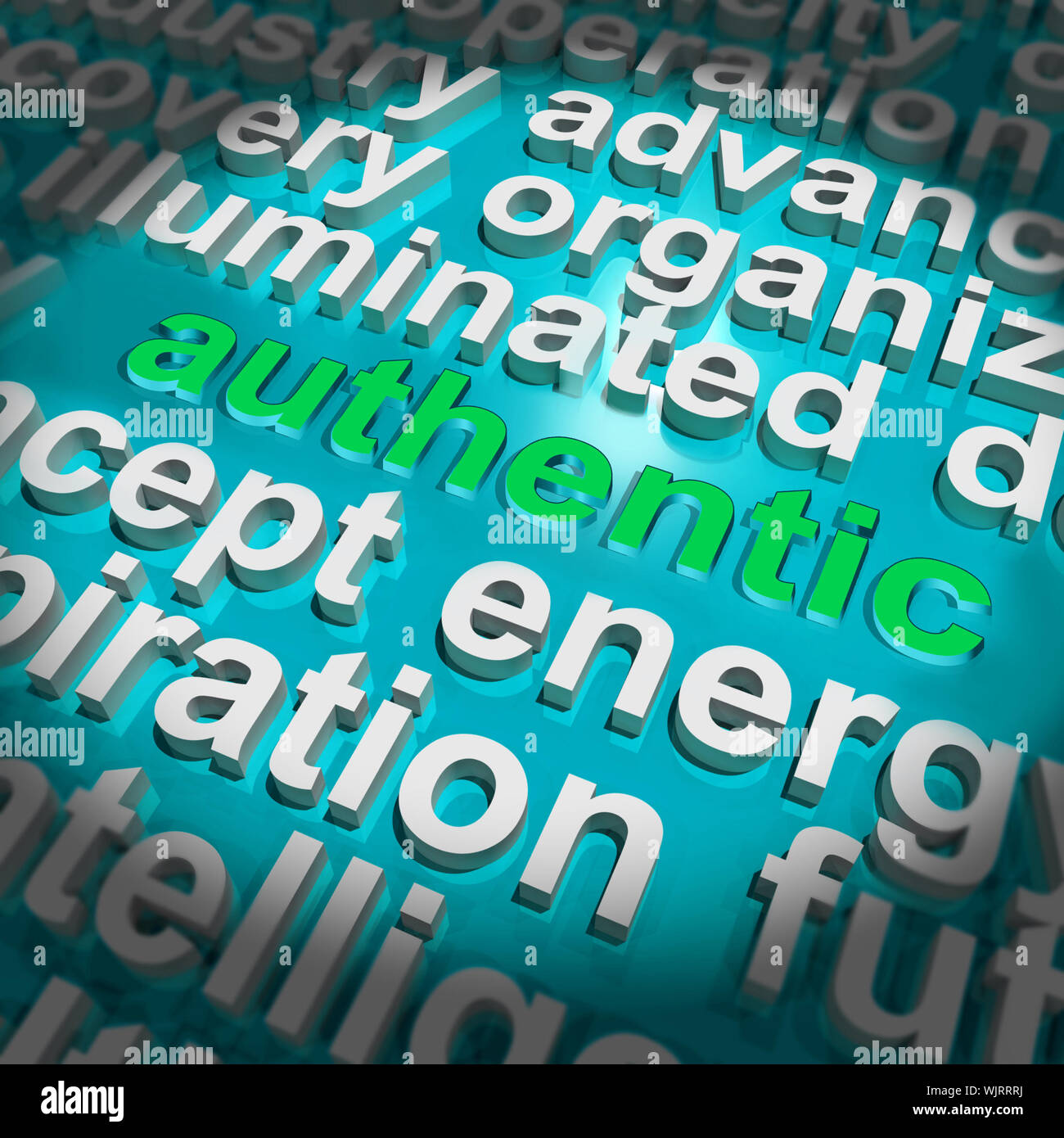 Authentic Word Cloud Showing Real Genuine Guaranteed Product Stock ...