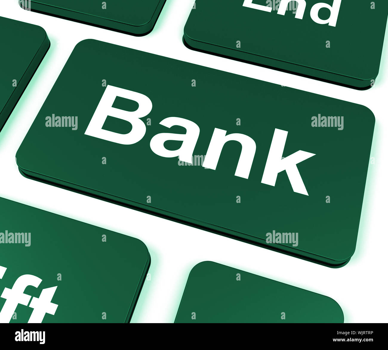 Bank key showing online hi-res stock photography and images - Alamy