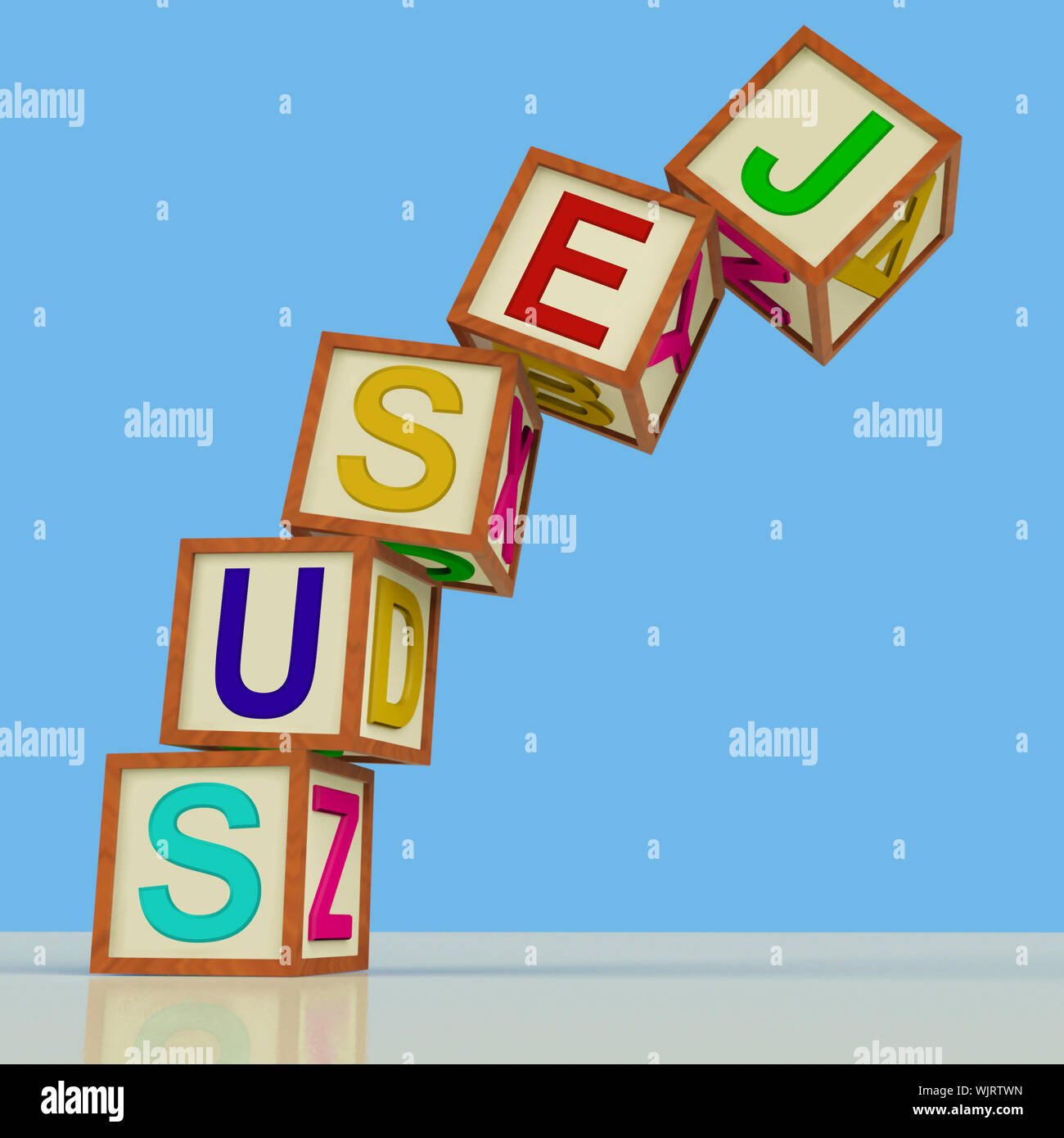 Jesus Blocks Meaning Christianity Faith And Saviour Stock Photo - Alamy