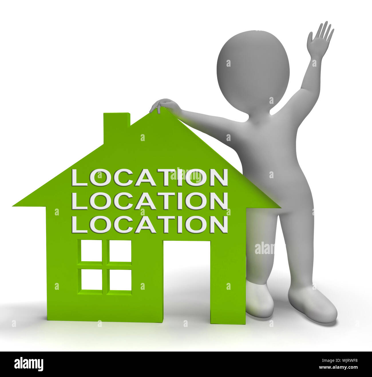 Location Location Location House Showing Perfect Property And Area ...