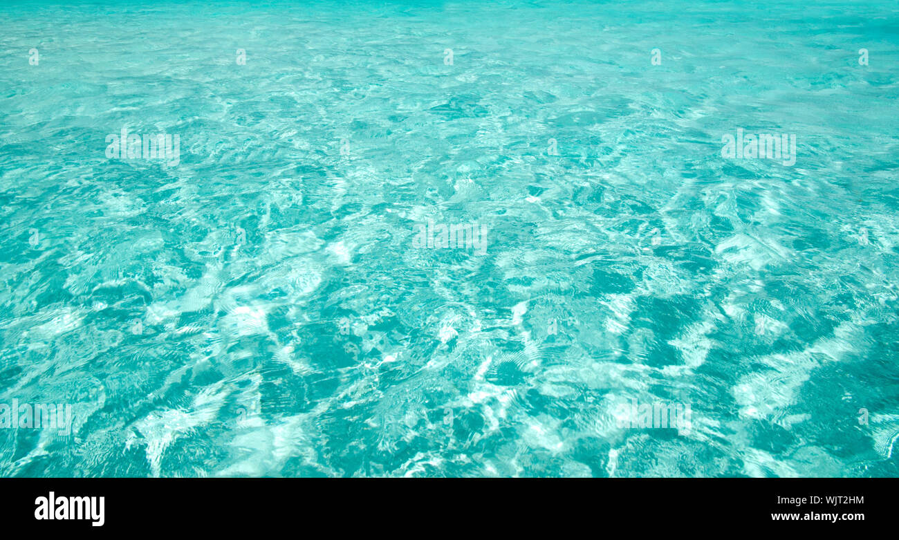 Caribbean clear beach and tropical sea Stock Photo - Alamy