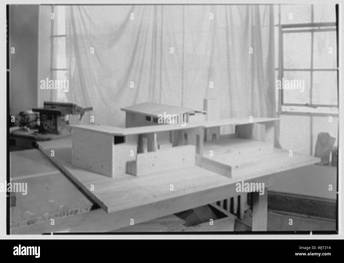 House & Garden models Stock Photo - Alamy