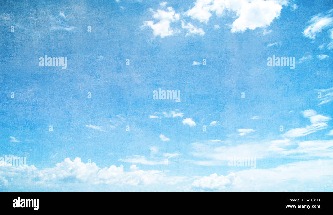 Grunge blue sky background with space for text Stock Photo - Alamy