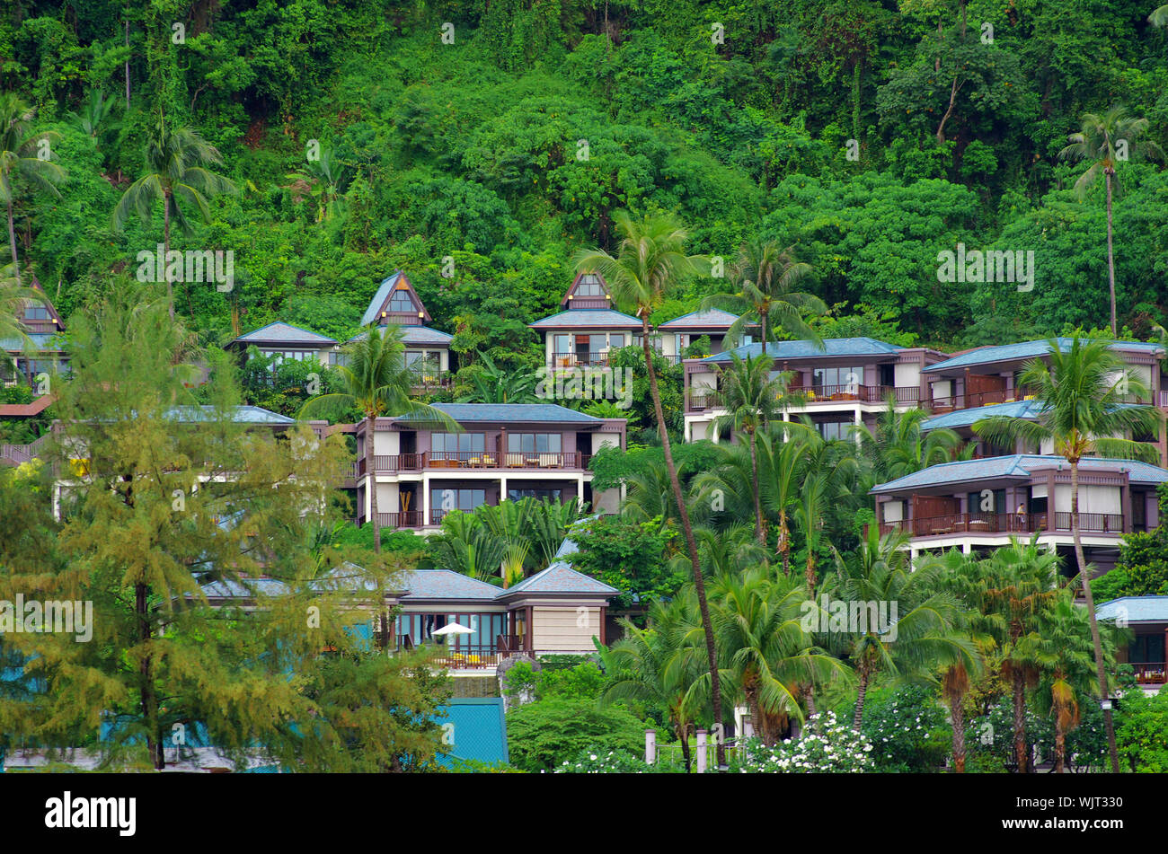 luxury hotel in the rock Stock Photo - Alamy