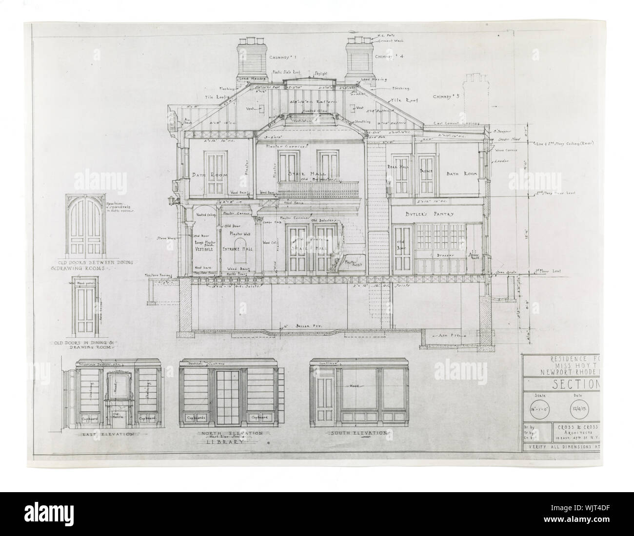 House (Ayrault House) for Virginia Scott Hoyt, Newport, Rhode Island ...