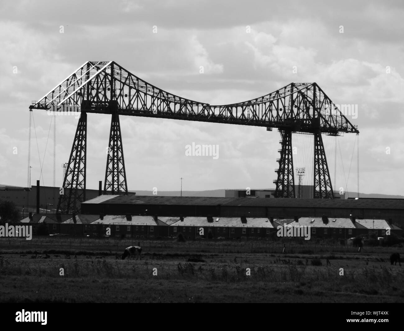 Bridge transporter Black and White Stock Photos & Images - Alamy