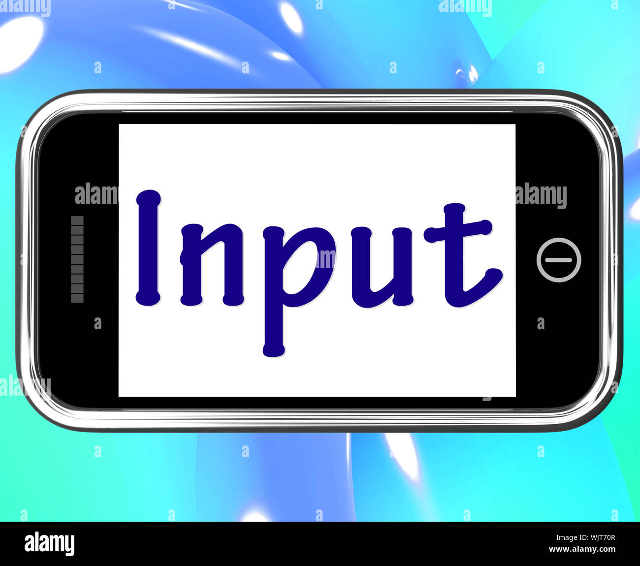 Input Smartphone Meaning Online Advice And Recommendations Stock Photo ...