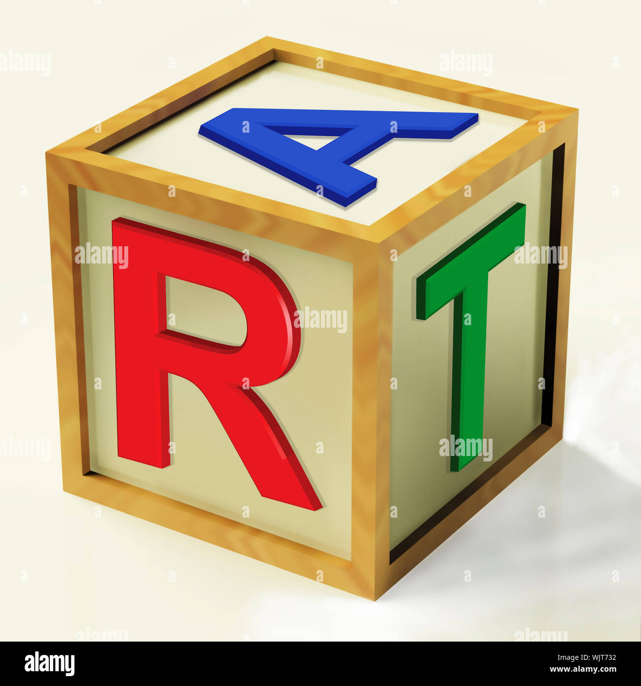 Art Block Meaning Creating Crafts Or Designing Stock Photo - Alamy